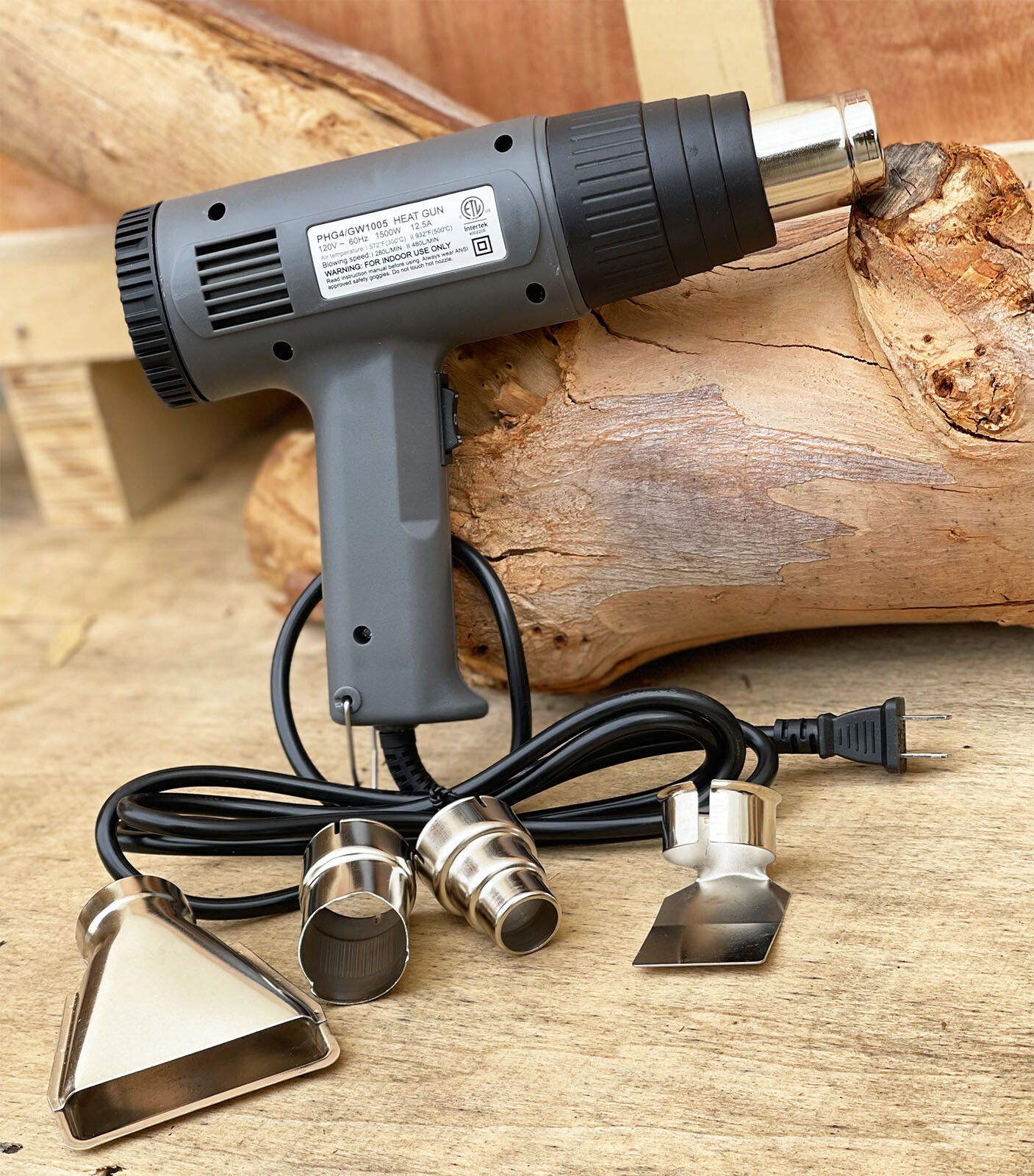 1500W HEAT GUN Auto Body Fabrication W/ ACCESSORIES SHRINK WRAPPING 4 ...