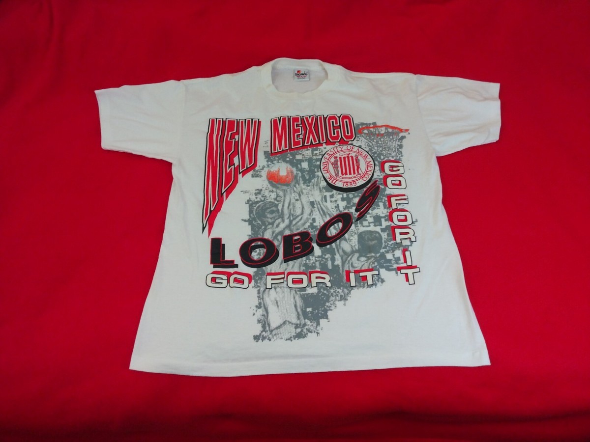 Lobos Basketball Logo Vintage 90s University Of New Mexico Lobos