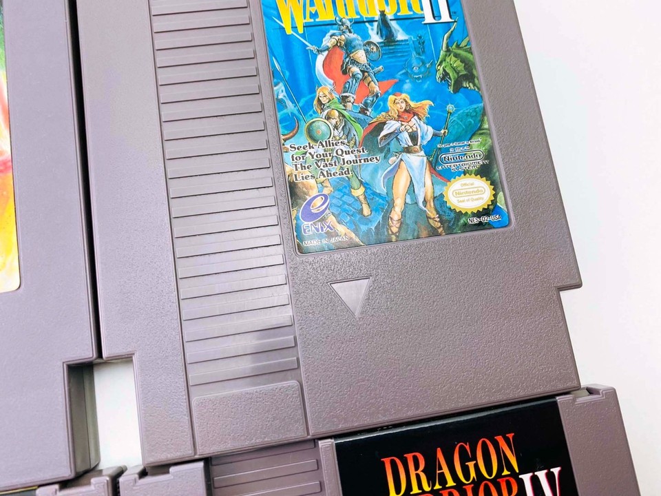Dragon Warrior I + II + III + IV (1 2 3 4) (NES) [CARTS ONLY ...