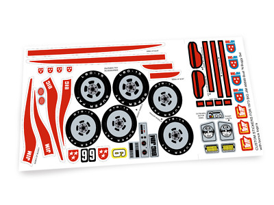 CUSTOM STICKERS for 1973 Mattel Big Jim Boat n Buggy Set #8890 with ...