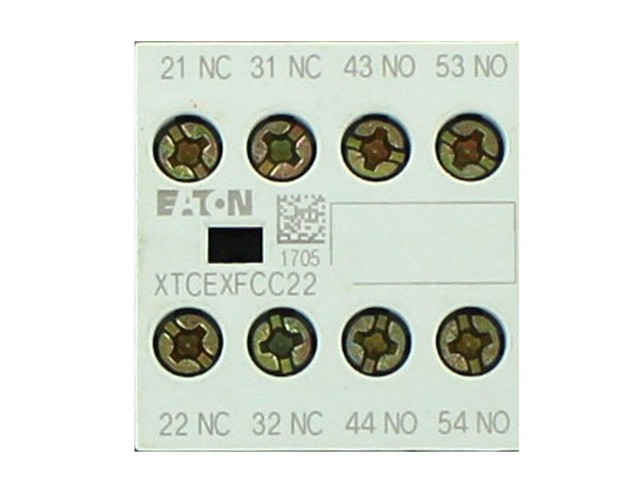 Eaton Cutler-hammer Miniature Contactor -auxiliary Contact XTCEXFCC22 ...