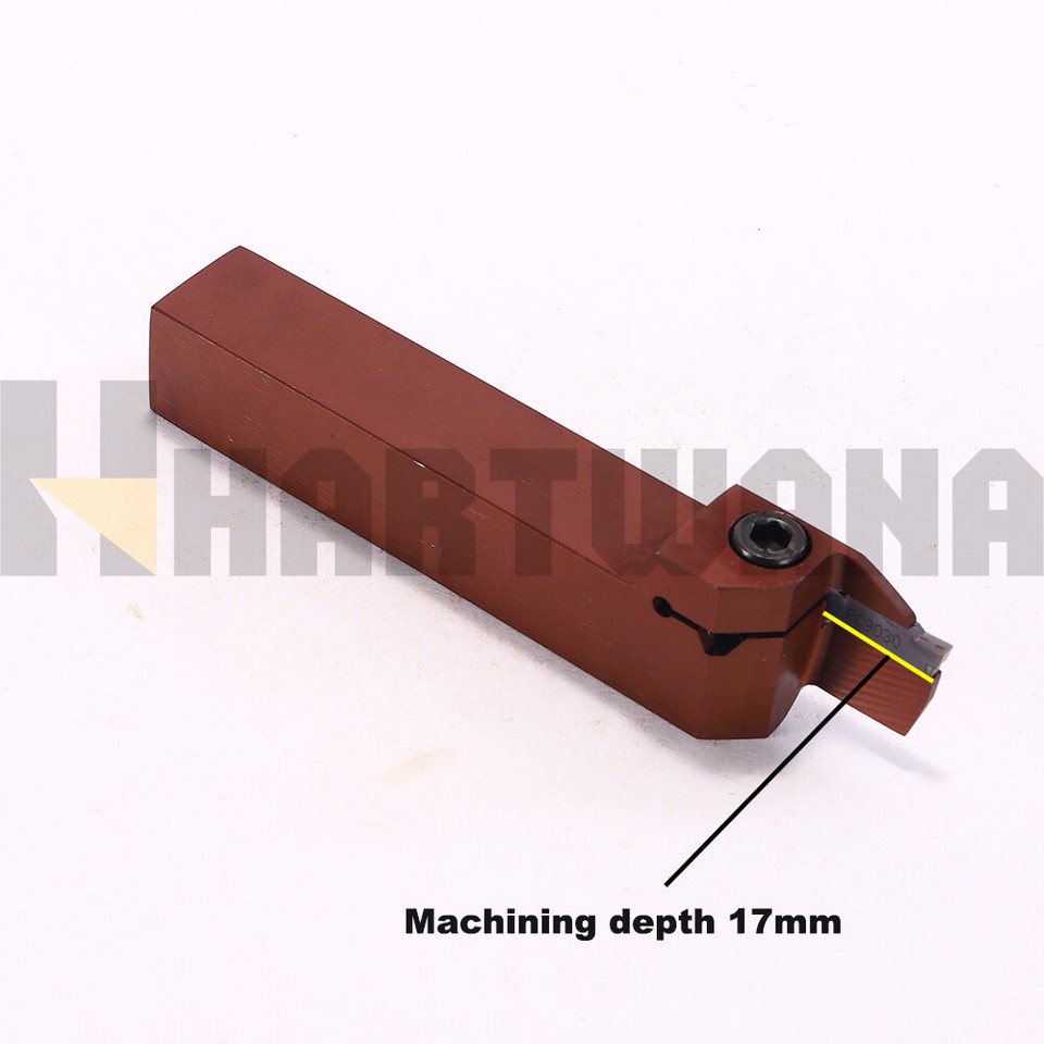Lathe Grooving Holder Face Grooving Tool 50/80 With Carbide Inserts ...