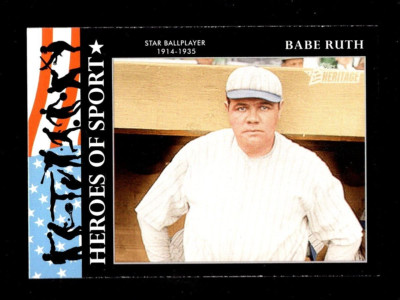 2009 TOPPS HERITAGE HEROES OF SPORT HS2 BABE RUTH YANKEES | eBay