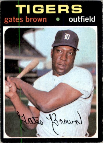 1971 Topps Baseball Gates Brown Detroit Tigers #503 | eBay