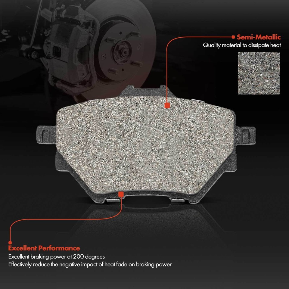 Brake Pads Set Rear for Citroen C4 DS4 Opel Vauxhall Combo Peugeot ...