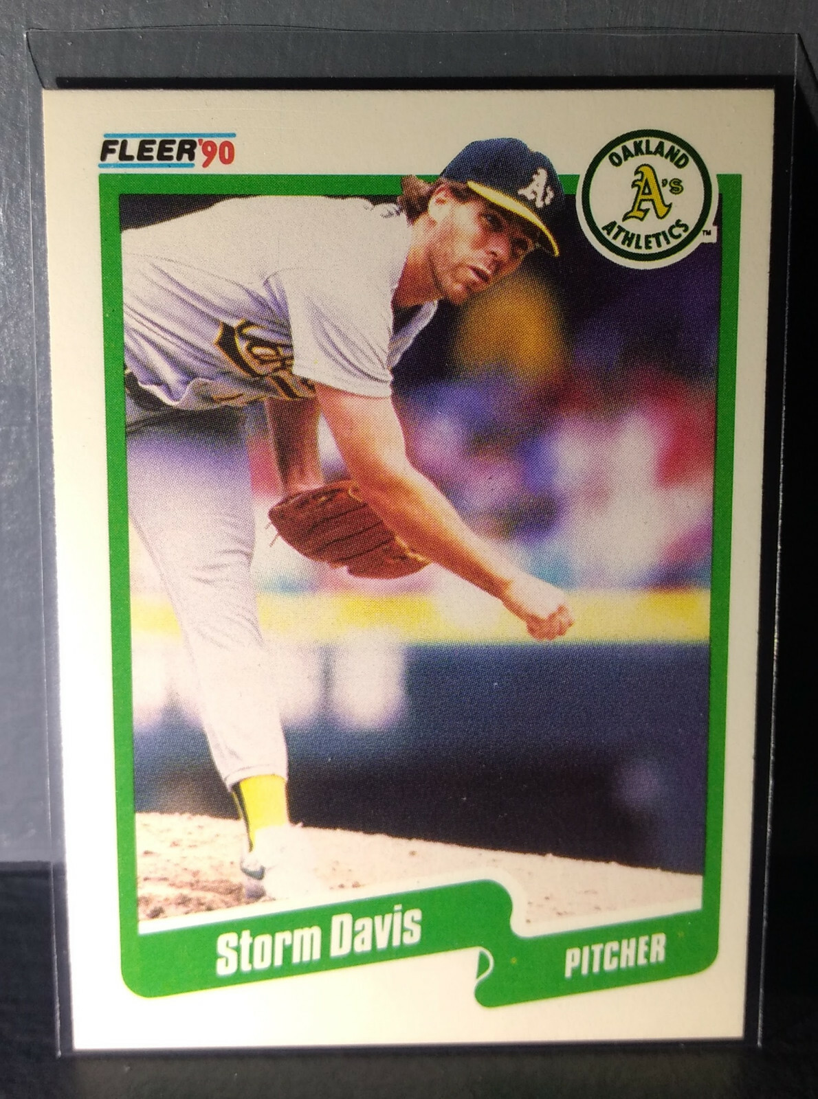 1990 Storm Davis Fleer Baseball Card #5 | eBay