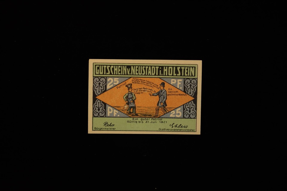 Dr Jim Stamps Banknote Neustadt in Holstein Germany Gutschein 25 ...