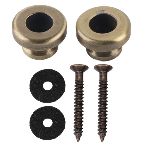 2pcs Strap Button Peg Electric Guitar Metal Pin Accessory with Screws ...
