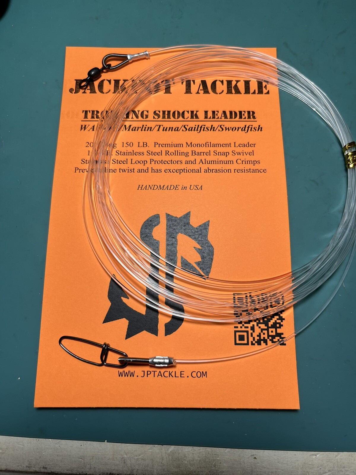 Trolling Shock/Bite Leader BIG GAME Fishing Wahoo/Marlin/Tuna/Kingfish ...