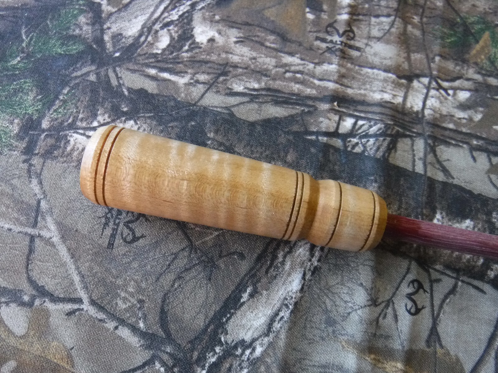 TURKEY CALL FRICTION STRIKER 1 Curly Maple Purple Heart Shaft ...