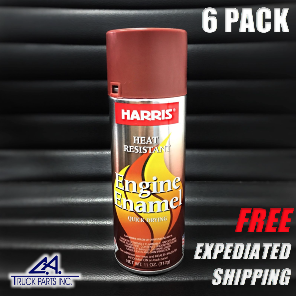 RED Oxide PRIMER Harris Heat Resistant Engine Enamel Motor Engine Spray ...
