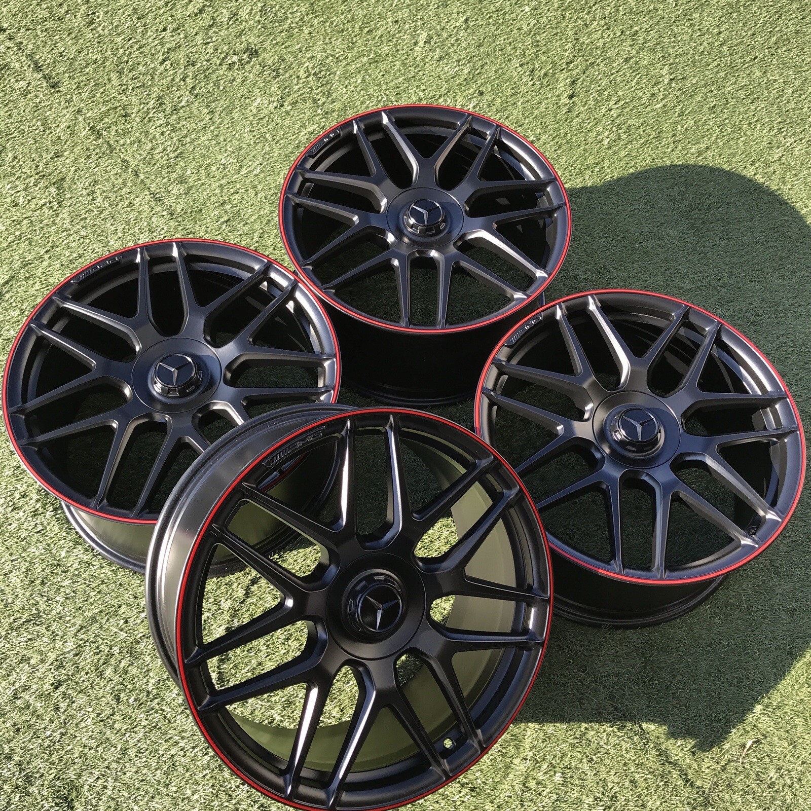 20 AMG E63 E63S MERCEDES GENUINE GERMANY RIMS 2022 RED LINE W213 WHEELS ...