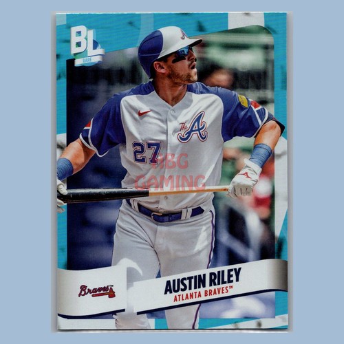 Baseball Card | #267 Austin Riley Rare Blue Foil 2024 Topps Big League ...