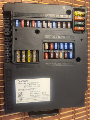 Smart ForTwo Roadster 451 SAM Control Module Fusebox A4519008200 ...