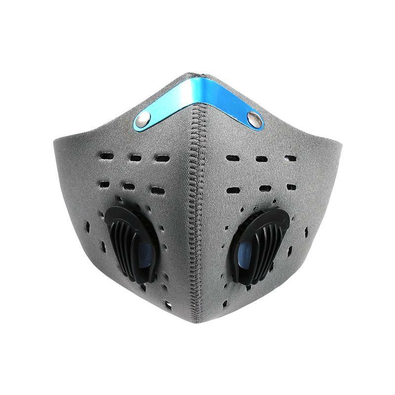 ⭐Face Mask Reusable Covering with Dual Valve Washable Breathable Unisex ...