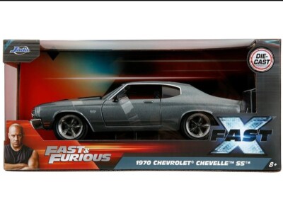 1970 CHEVROLET CHEVELLE SS GRAY "FAST & FURIOUS" 1/24 DIECAST CAR BY ...