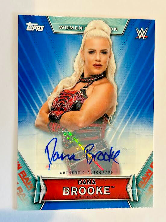 2019 Topps WWE Women's Division - Roster Autographs Blue #A-DB Dana ...