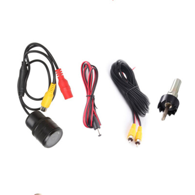 12V 170° 28mm Flush Mount Car Rear View Backup Reversing Camera IR ...