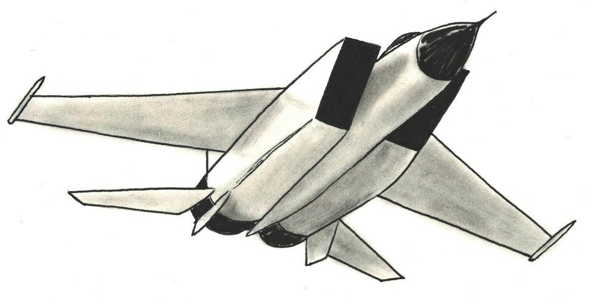 Fighter Jet Drawing