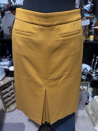 New Without Tags Size 4 Mustard Color Lined Mindi Skirt By Loft Some ...