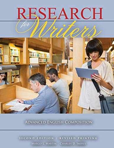 Research for Writers: Advanced English - Paperback, by Charles D Smires ...