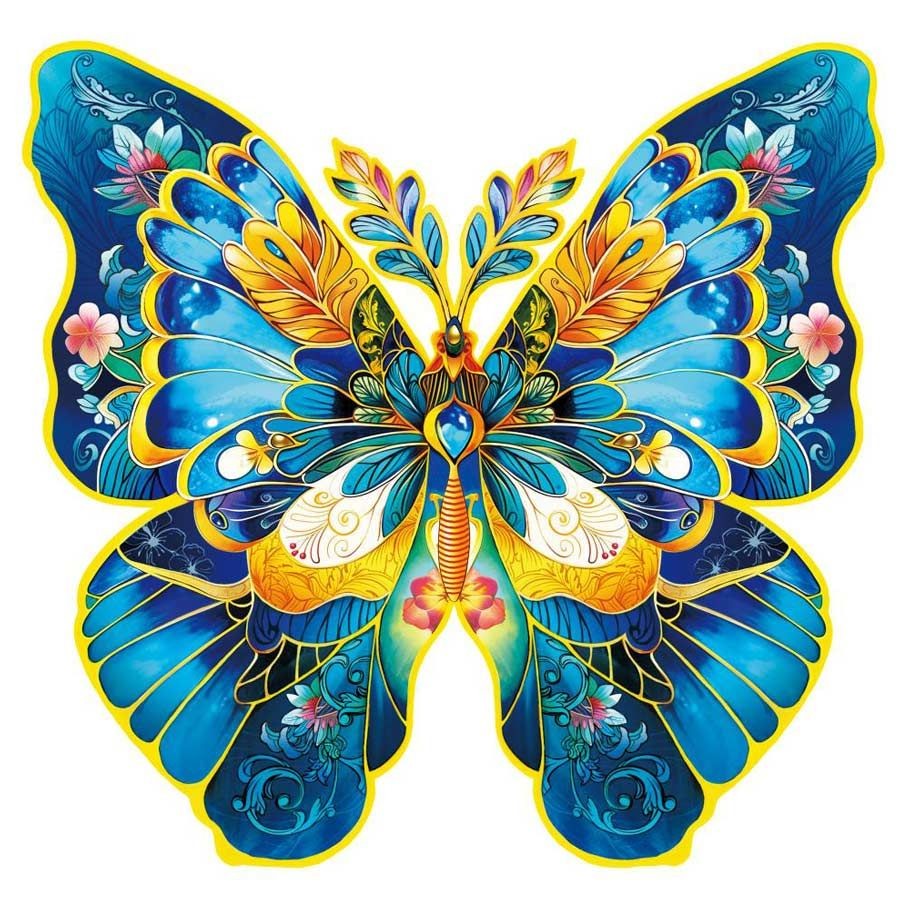 Puzzle: Wooden: Morpho Helena butterfly 200 piece | eBay