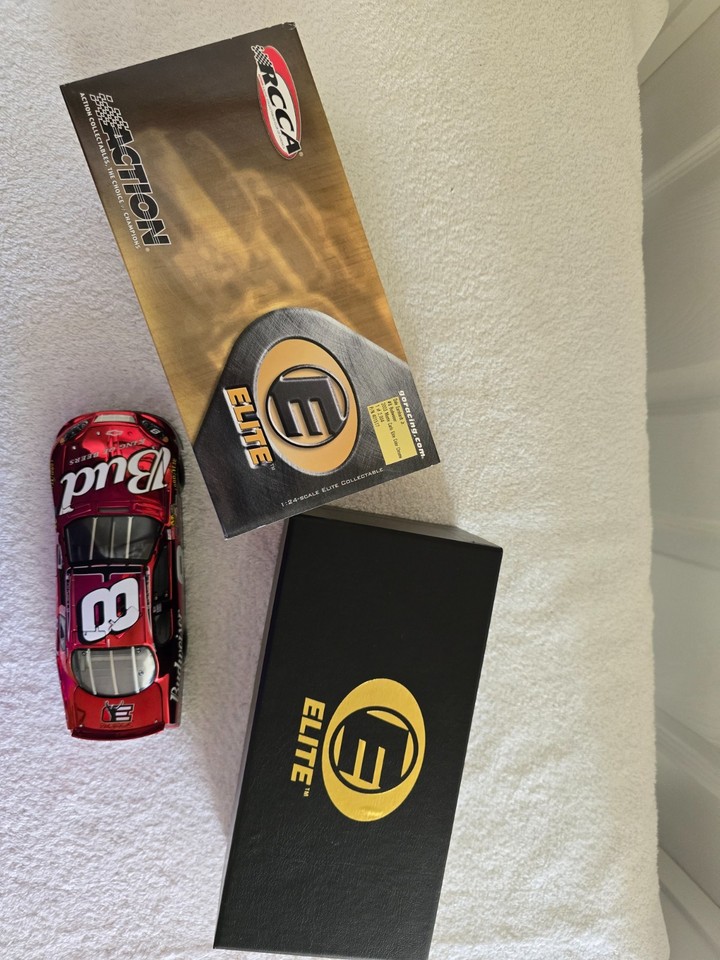 RARE NEW Dale Earnhardt Jr #8 Budweiser 2003 Monte Carlo Elite 1:24 1 ...