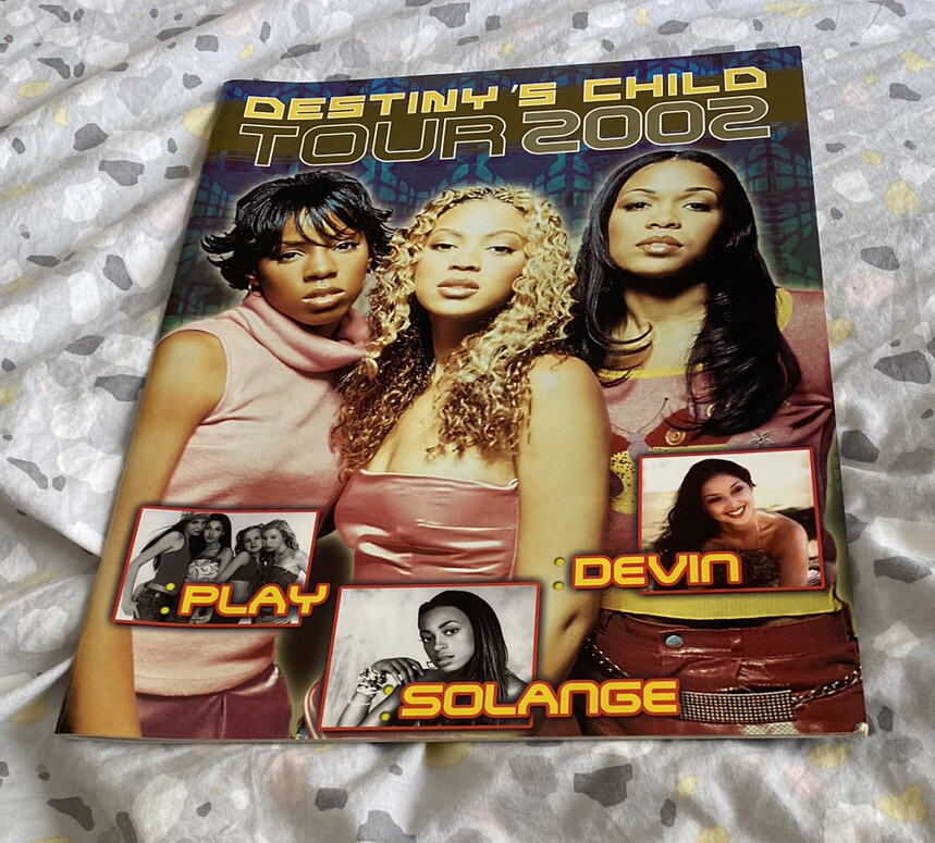 Destiny's Child - 2002 World Tour programme Beyonce | eBay