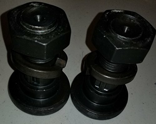 Replacement Bush Hog Rotary Cutter Bolt kit, 2Bolts with nuts and lock ...