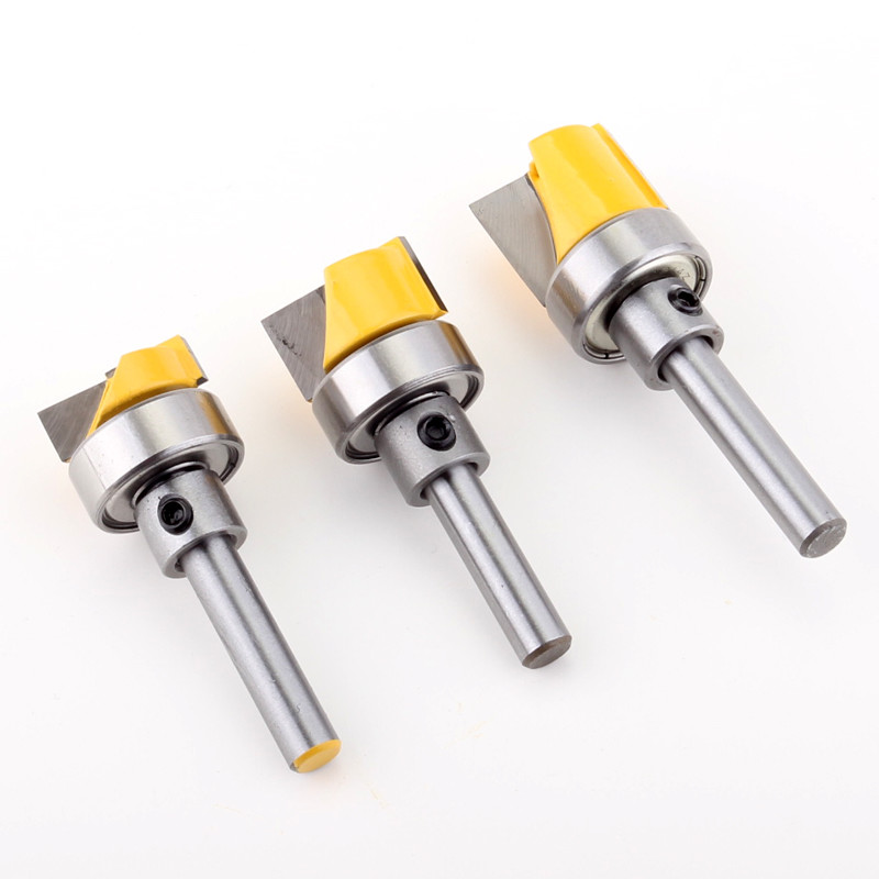 3 Pcs 1/4" Shank Hinge Mortise/Template Router Bit Set 3/4" Diameter | eBay
