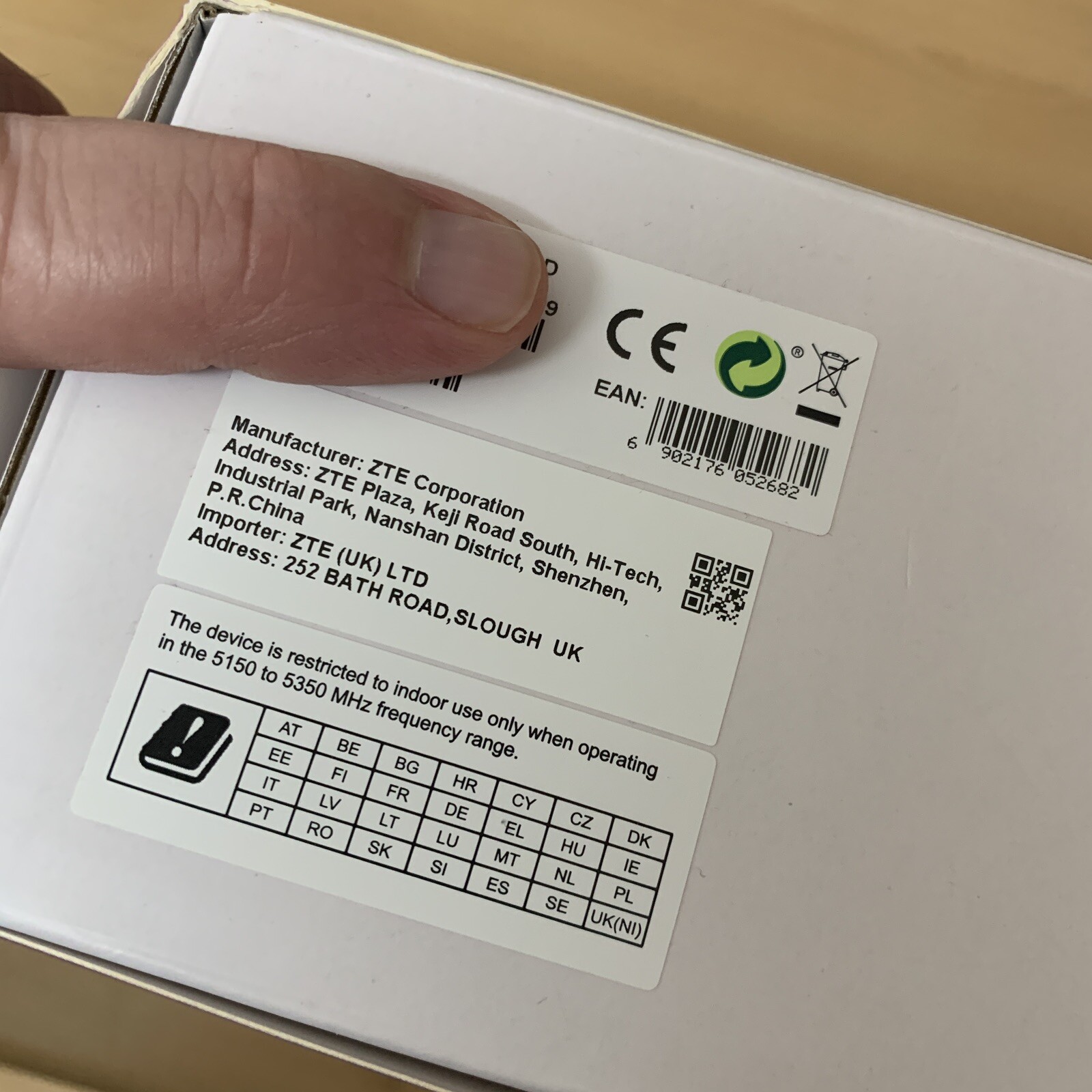 ZTE MF286D 4G Hub (3) Three SIM Card Network Home Broadband Working | eBay