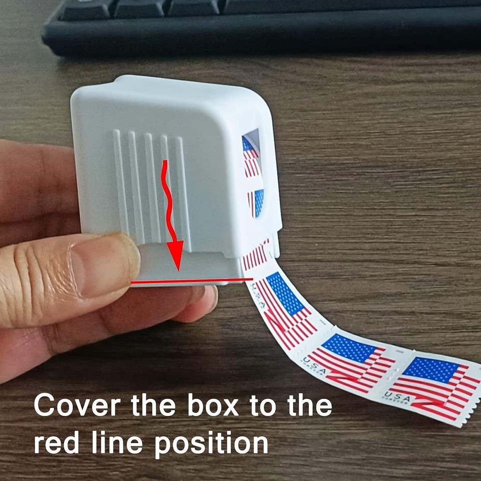 Postage Stamp Dispenser for Roll Coil of 100 Forever Stamps, holds 1 ...