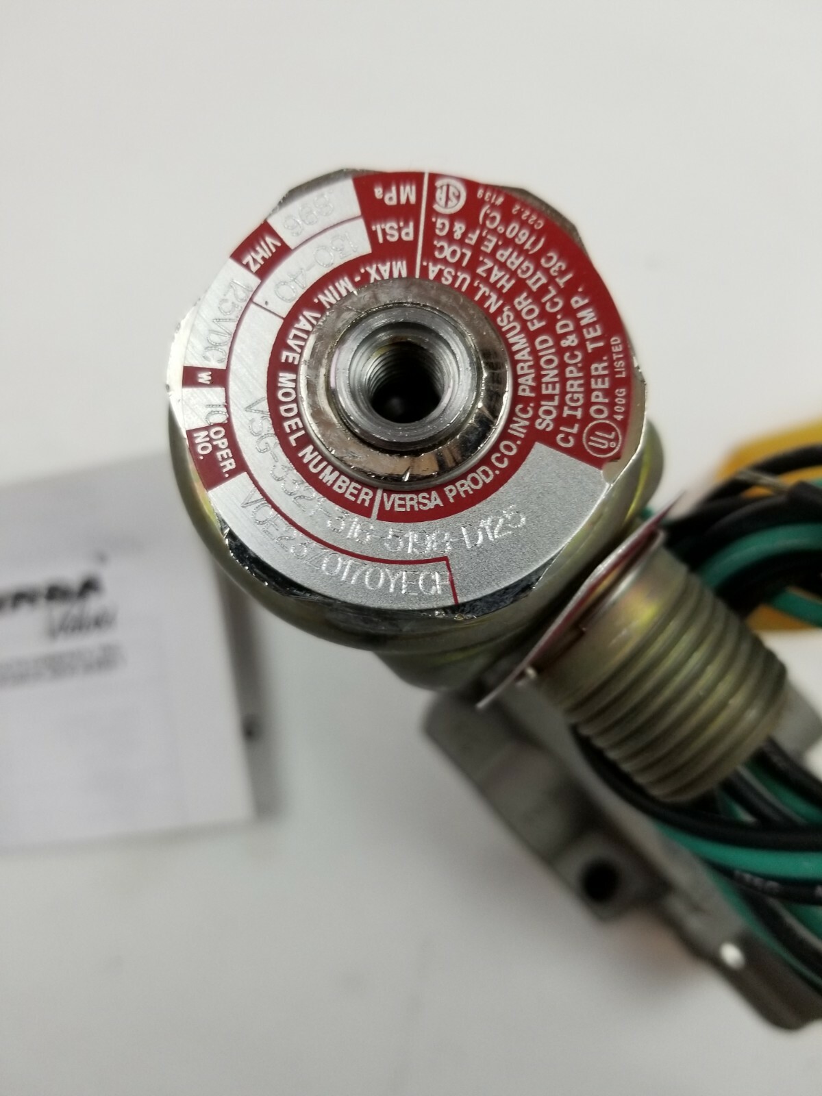 VERSA VALVES VSG-3321-316-5198-D125 3 Way Solenoid Valve. New | eBay