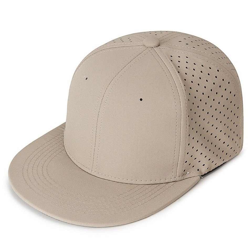 6 Panels Trucker Hat Full Closed Flat Brim Stretchy Caps Hip Hop Hat | eBay