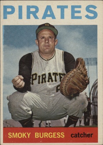 1964 Topps #37 Smoky Burgess - Pittsburgh Pirates | eBay