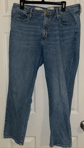 Women’s Universal Thread High Rise Slim Straight Medium Wash Denim ...