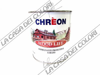 CHREON - WOOD LIFE IMPREGNANTE CERATO - INCOLORE - 0,750 lt - PER LEGNO ...