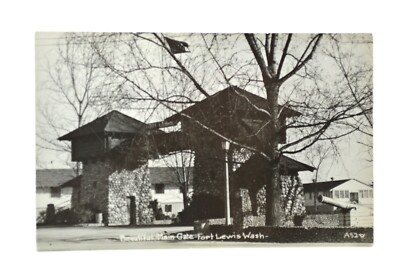 Antique 1900's Main Gate Fort Lewis Washington Real Photo Postcard | eBay