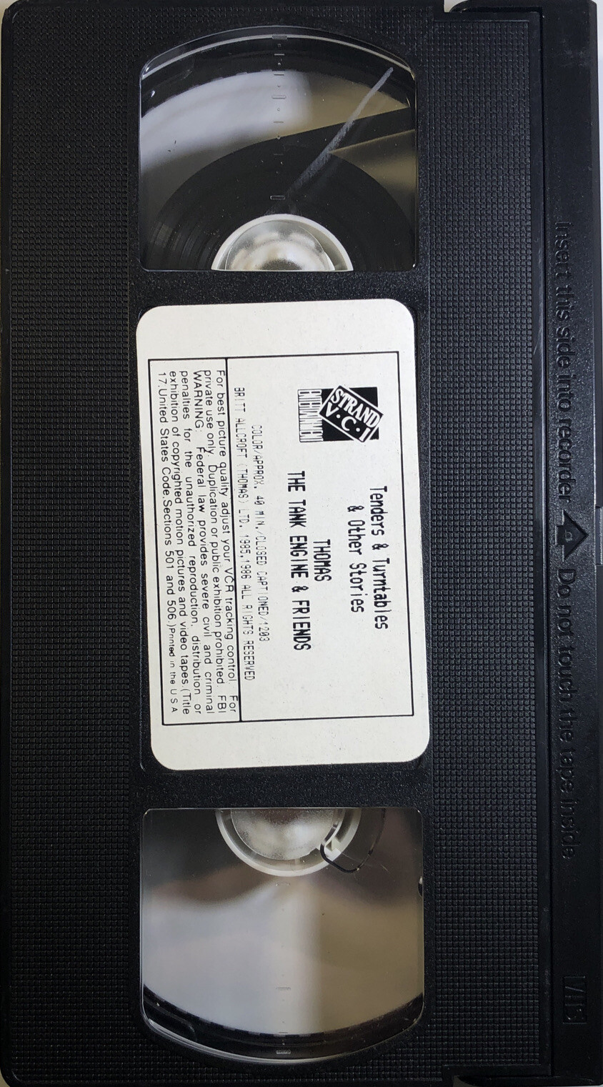 Thomas the Tank Engine - Tenders and Turntables Other Stories (VHS ...