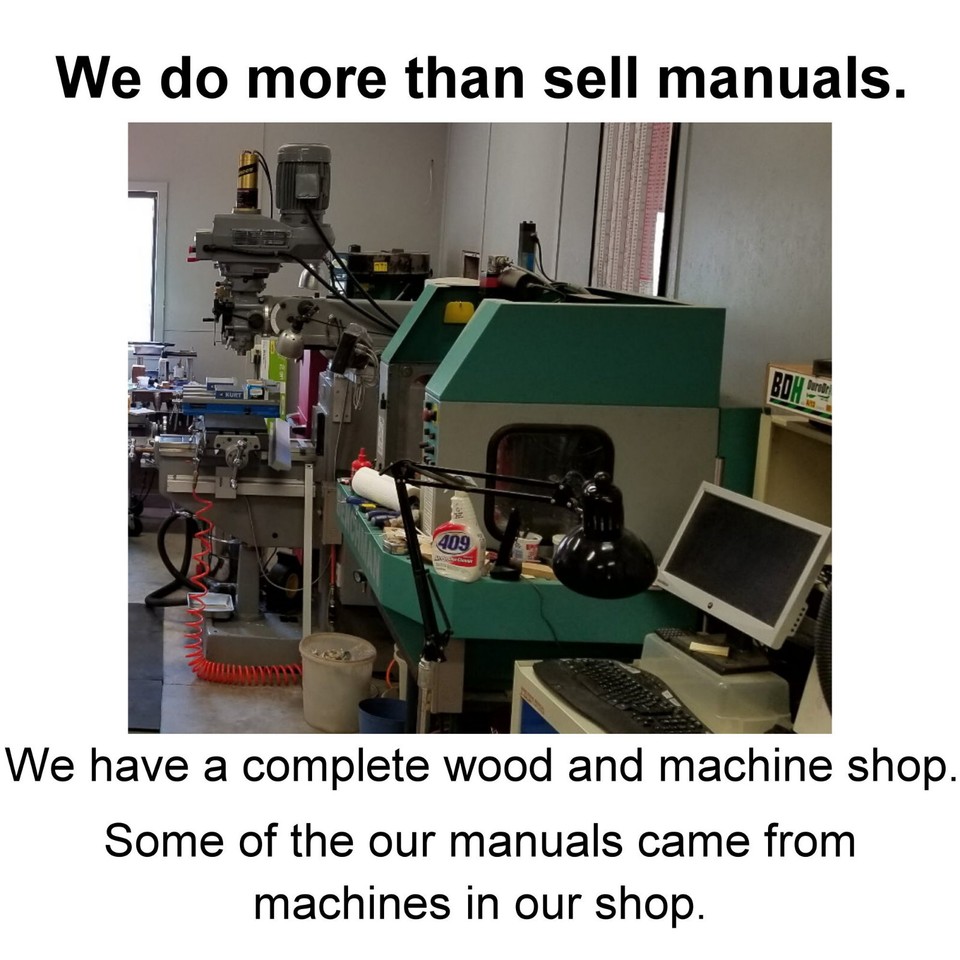 DELTA Shopmaster 12" Portable Wood Planer Model TP300 Operator Parts ...