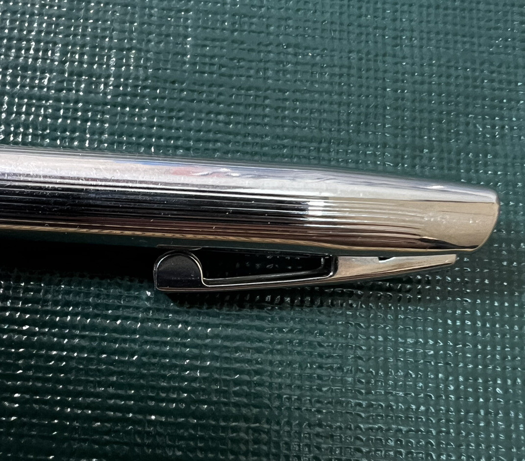 Vintage Sheaffer Ballpoint Advertising Pen With Clip Push Button | eBay