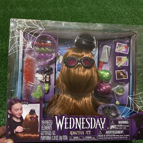 The Addams Family 19 Pc WEDNESDAY 7" Cousin IGNATIUS ITT Styling Head ...