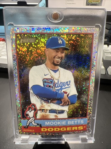 2025 Topps Heritage Mookie Betts SP Chrome Silver Sparkle #487 | eBay