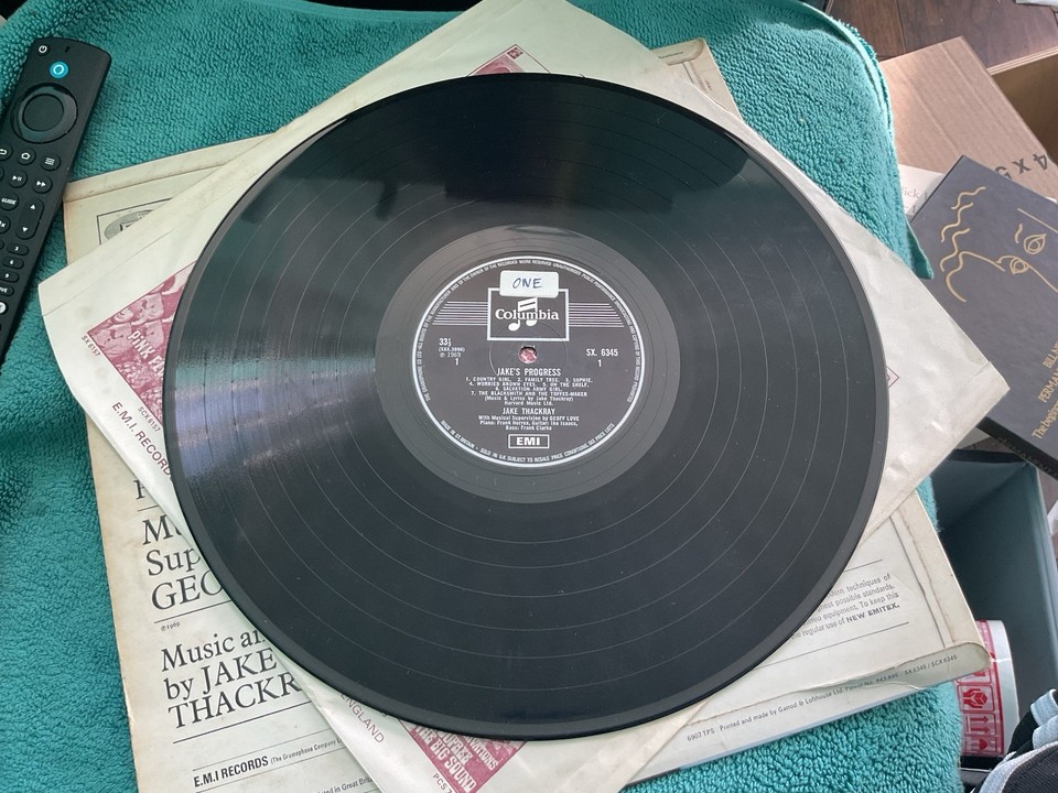 Jake Thackray - Jake's Progress - LP Album - 1969 Columbia SCX 6345 VG+ ...