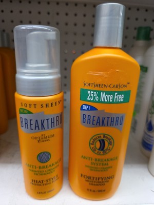 Soft Sheen Breakthru Anti Breakage -Foam & Shampoo - Reg Sizes VTG- NEW ...