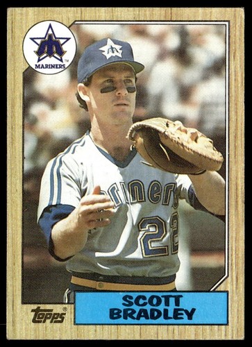 1987 Topps Scott Bradley Seattle Mariners #376 | eBay
