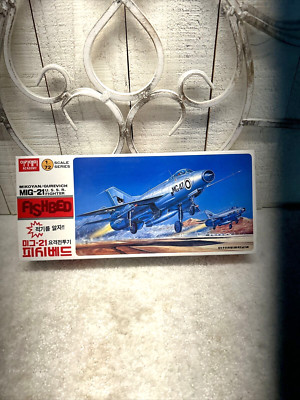 MIG-21 Acadmey Fishbed Plane Kit Model 1/72 Open Box All Parts Included ...