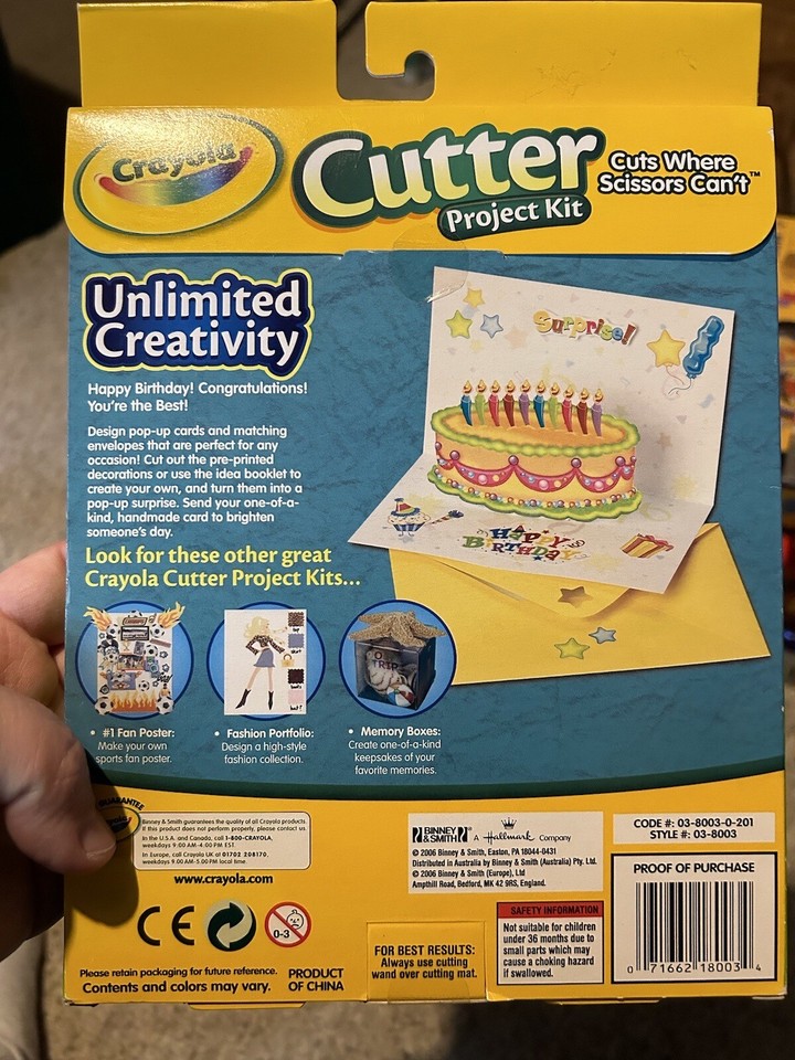 Crayola Cutter Project Kit Pop Up Cards | eBay