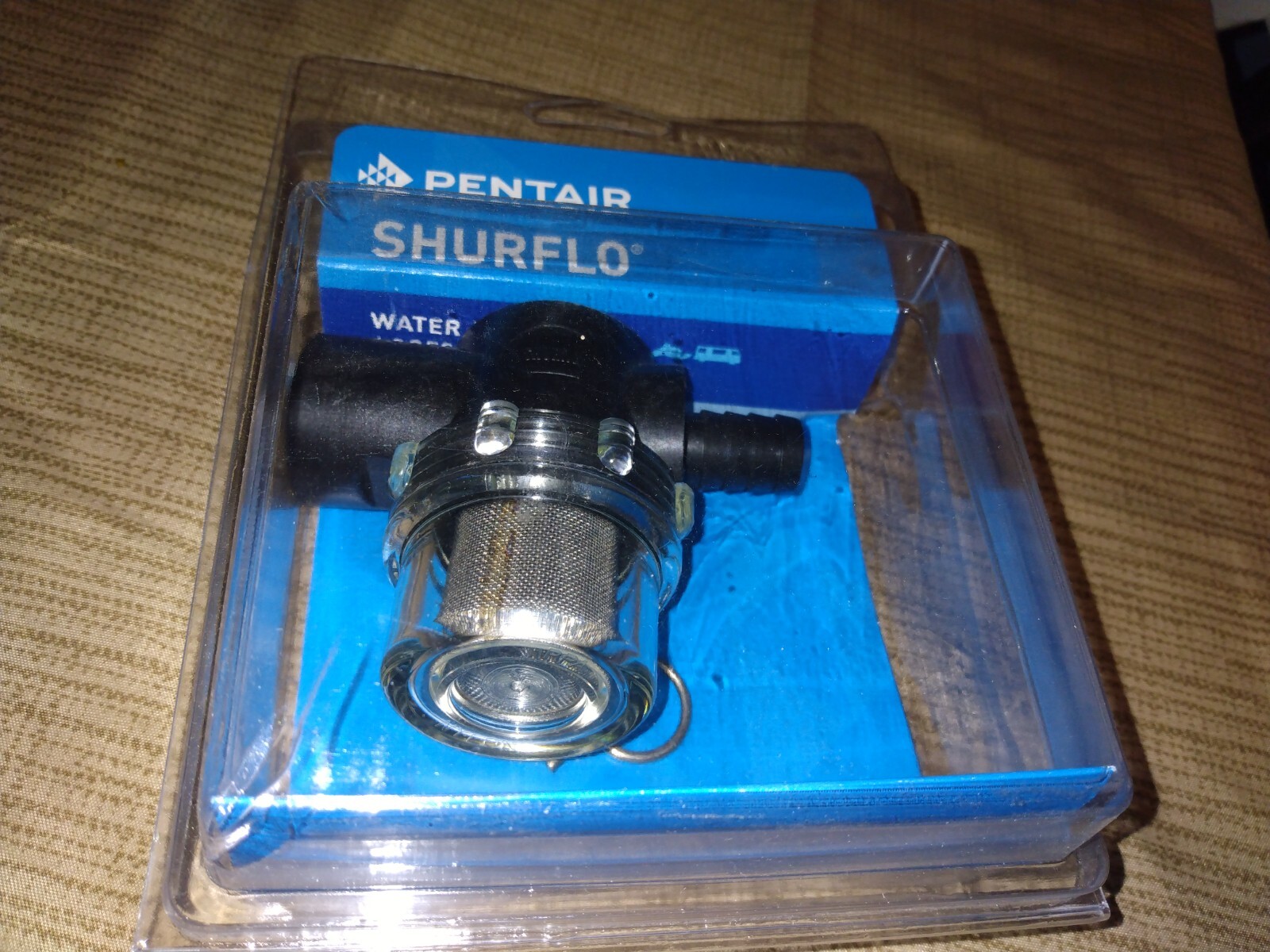 Shurflo RV Water Pump In-Line Strainer Filter 1/2" Barb 255-323 Trailer ...