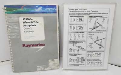Raymarine ST4000+ Wheel & Tiller Autopilots Owners Operation Manual ...
